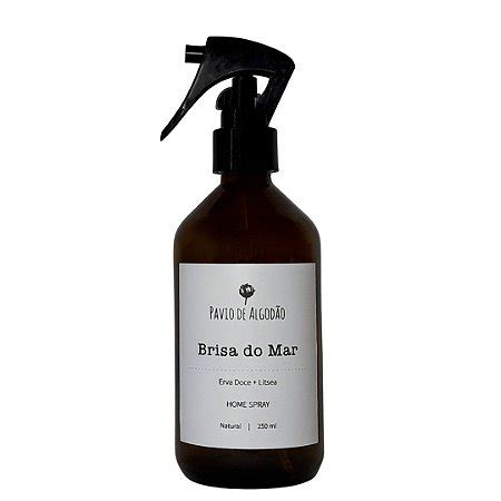 Home Spray Brisa Do Mar 250ml Pavio De Algodão