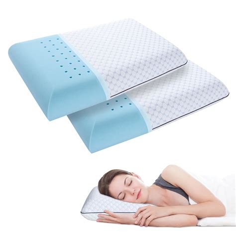Alwyn Home Ochlocknee Memory Foam Medium Cooling Pillow Pack Of 2 Wayfair