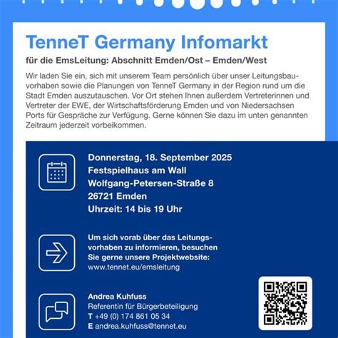 Tennet Germany Infomarkt