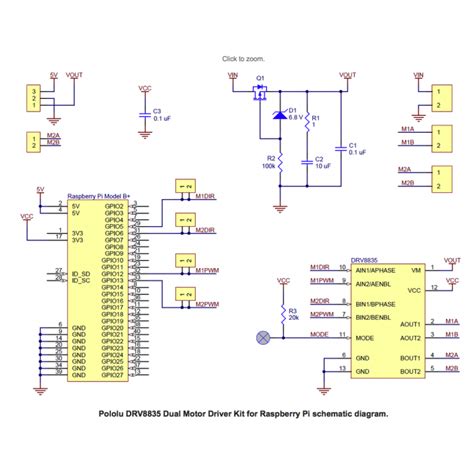 Dual Motor Driver Kit For Raspberry Pi Drv8835
