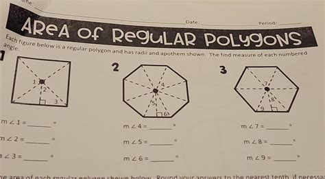 Solved Each Figure Below Is A Regular Polygon And Has Radii Chegg