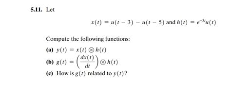 Solved Let X T U T U T And H T E Tu T Chegg Com