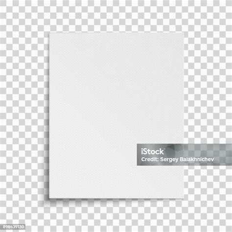 투명 한 배경에 고립 된 종이의 현실적인 수직 백색 시트 그리드 패턴입니다 프로젝트를 위한 템플릿입니다 벡터 일러스트 레이 션 0명에 대한 스톡 벡터 아트 및 기타 이미지