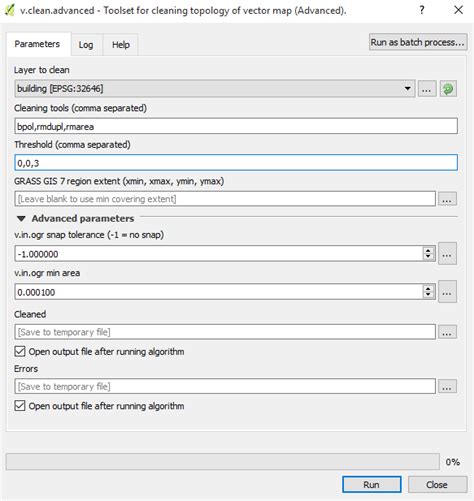 How To Clean Topology Error In Qgis