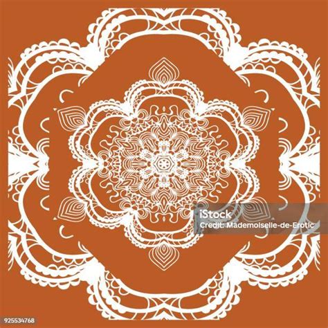 기하학적 꽃 패턴 실크 목도리 인쇄의 디자인 벡터 일러스트입니다 인쇄 두건 숄 카펫에 대 한 0명에 대한 스톡 벡터 아트 및 기타 이미지 Istock