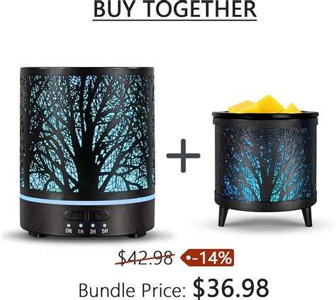 Equsupro 300ml Black Metal Tree Essential Oil Diffuser Equsupro 300ml Black Metal Tree Essential Oil Diffuser