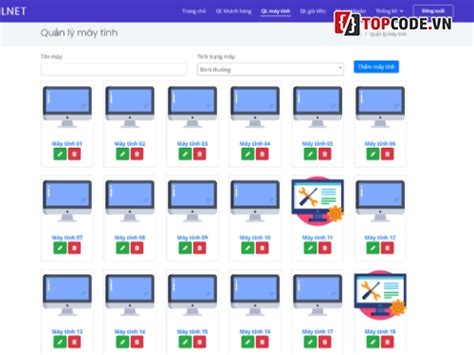 Full Code Website Quản Lý Quán Net Php Và Mysql Boostrap Jquery Báo Cáo