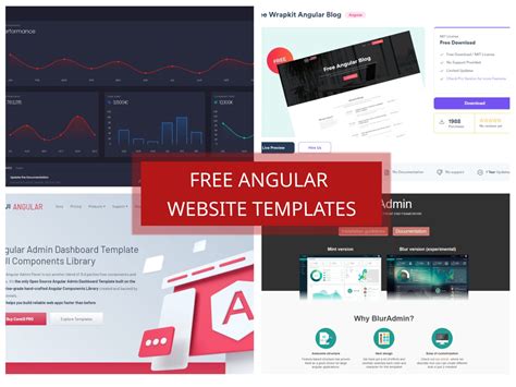 10 Free Angular Website Templates