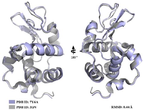 Superposition Of The Lysozyme Structure Determined By The Data Download Scientific Diagram