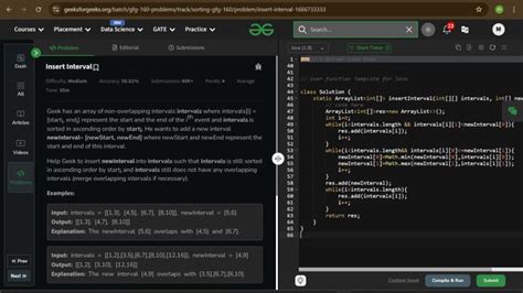 Insert Interval Challenge Merging And Sorting Manoranjani Selvakumar Posted On The Topic