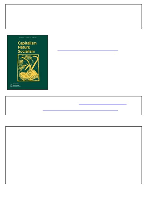 Lohmann Larry Capitalism Nature Socialism Pdf