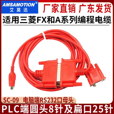 Used For Mitsubishi Fx And A Full Range Plc Programming Cable Rs232 Serial Port Communication