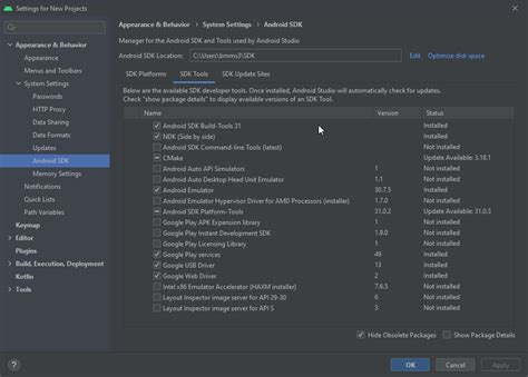 Android Stuio Not Show Or Download Sdk Only After Changing The Language Stack Overflow