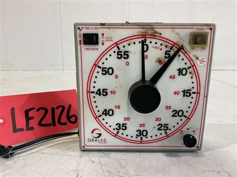 Gralab Model 171 Timer Le2126 Lanco Corporation Used Industrial