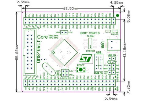 Core103v Stm32f1 Core Board