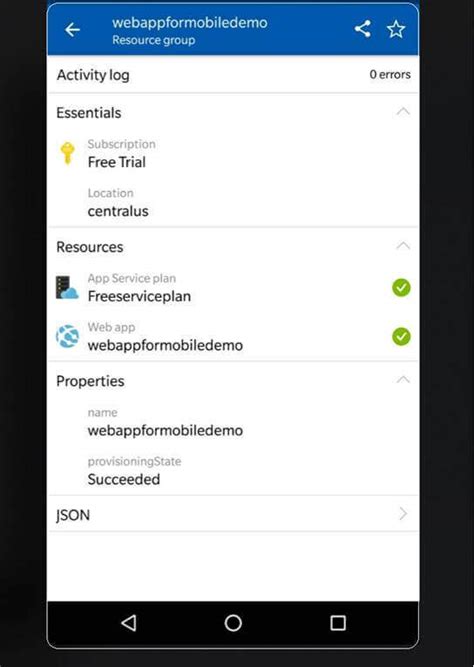 Exploring And Managing Azure Resources Using Microsoft Azure Mobile App