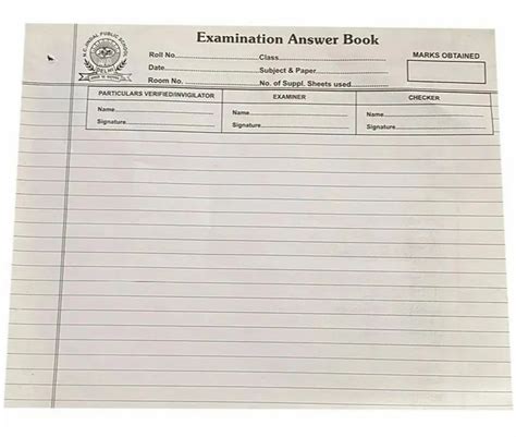 School Answer Sheet Printing Service At ₹ 2page In Vasai Virar Id