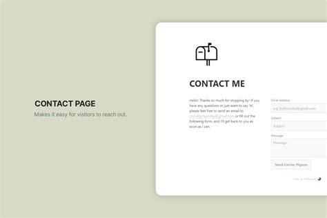 Minimal Notion Personal Website Template Notionway
