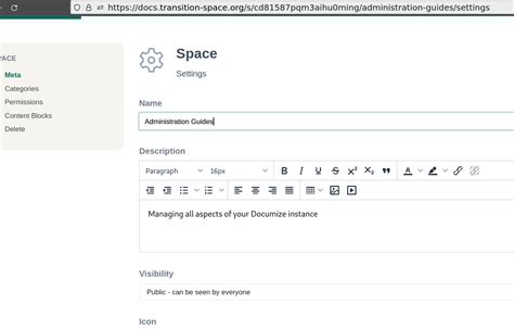 Spaces Cannot Be Public Cloudron Forum