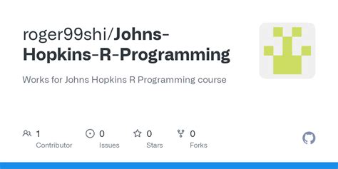 Github Roger99shijohns Hopkins R Programming Works For Johns
