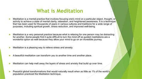 Meditation Techniques Pptx