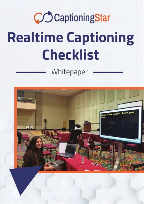 Ppt Real Time Captioning Checklist Powerpoint Presentation Free Download Id 8004492