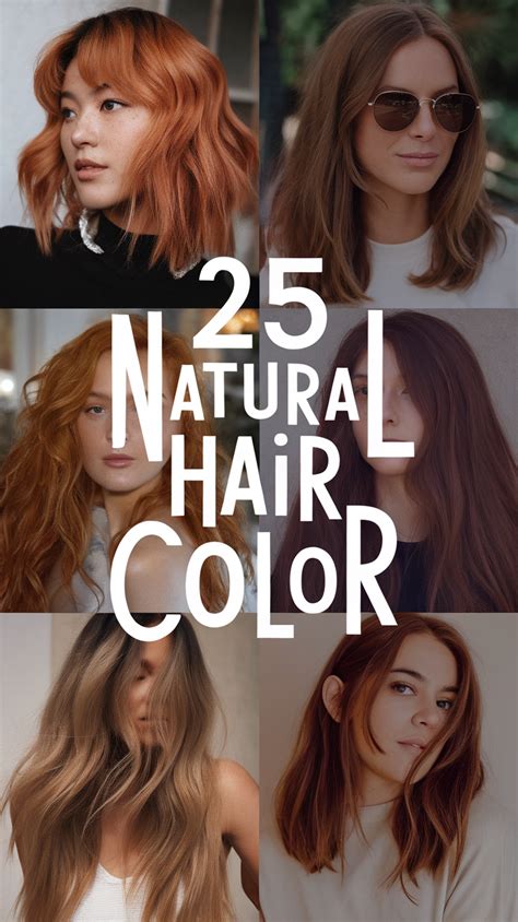Natural Hair Color Ideas For Brunettes And All Hair Types Inspiration