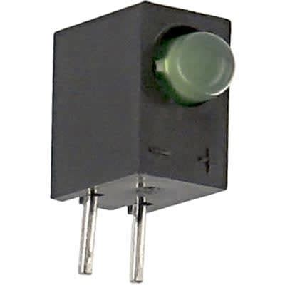 Lumex SSF LXH LGD Indicator LED PCB Thru Hole Bulb T Mm Green Green Diffused Round Angl