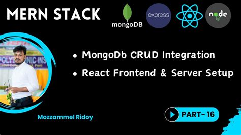 Integrate MongoDB CRUD With React Project Overview Server Setup Mozzammel Ridoy YouTube