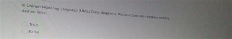 Solved In Unified Modeling Language UML Class Diagrams Chegg