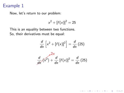 Implicit Differentiation Part 1 Pdf