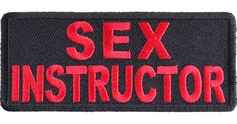Sex Instructor Patch Funny Patches For Adults By Ivamis Patches