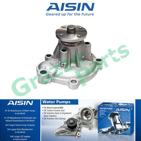 Aisin Engine Water Pump For Toyota Dyna Yh80 Hiace 2y 3y