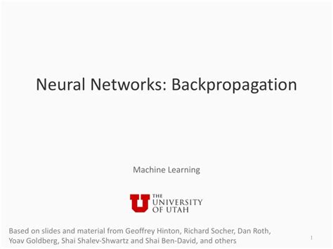 Ppt Neural Networks Backpropagation Machine Learning Based On Slides Powerpoint