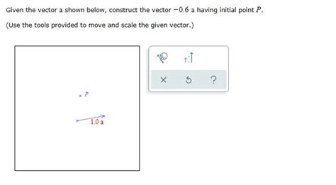 Solved Given The Vector A Shown Below Construct The Vector