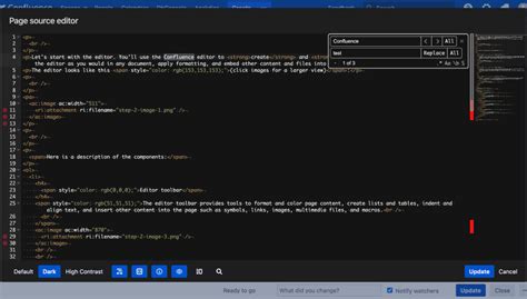 page source editor for confluence atlassian marketplace