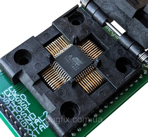 Купити Адаптер QFP DIP TQFP DIP для програматорів Atmega Atmel AVR ціна грн Prom