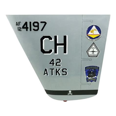 42 Atks Mq 9 Reaper Airplane Tail Flash Custom Mq 9 Reaper Aircraft