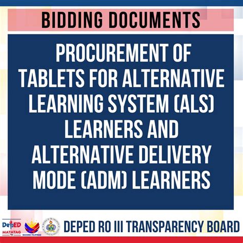 Bidding Documents Deped Regional Office Iii