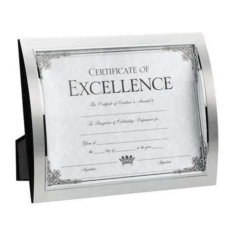 Promotional City Lights Certificate Frame Personalized With Your Custom