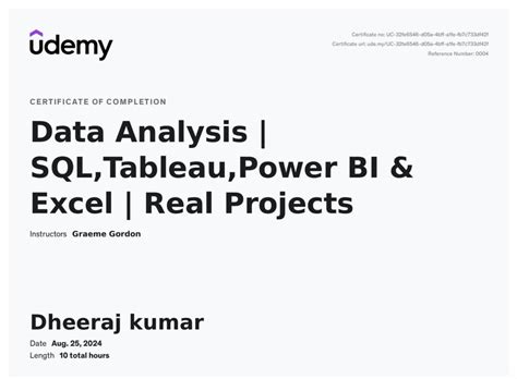 dheeraj kumar on linkedin successfully completed the course data