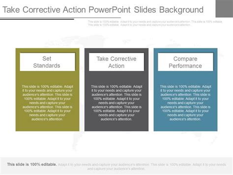 Take Corrective Action Powerpoint Slides Background PowerPoint Templates Download PPT