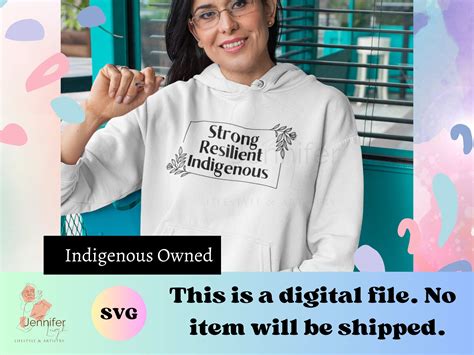 strong resilient indigenous svg png native digital download etsy