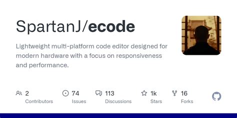 GitHub SpartanJ Ecode Lightweight Multi Platform Code Editor Designed For Modern Hardware