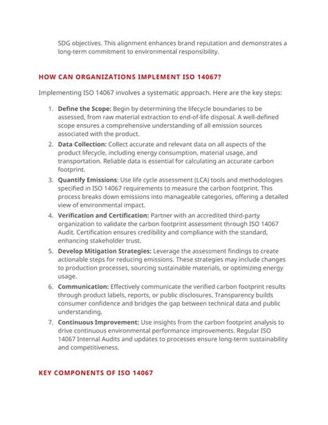 Iso 14067 Understanding Carbon Footprint Verification For Productsdocx