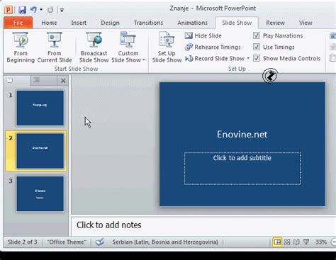 PowerPoint Slide Show From Current Slide