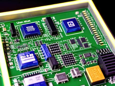 Premium Ai Image Motherboard Closeup Technology Integrated Microchip
