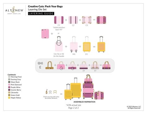 Pack Your Bags Layering Die Set Altenew