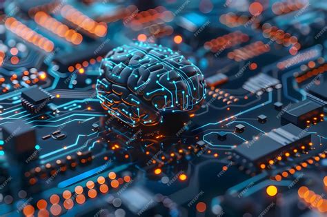 Premium Photo Exploring The Intersection Of Human Brain And