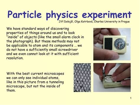 PPT Particle Physics Experiment PowerPoint Presentation Free Download ID